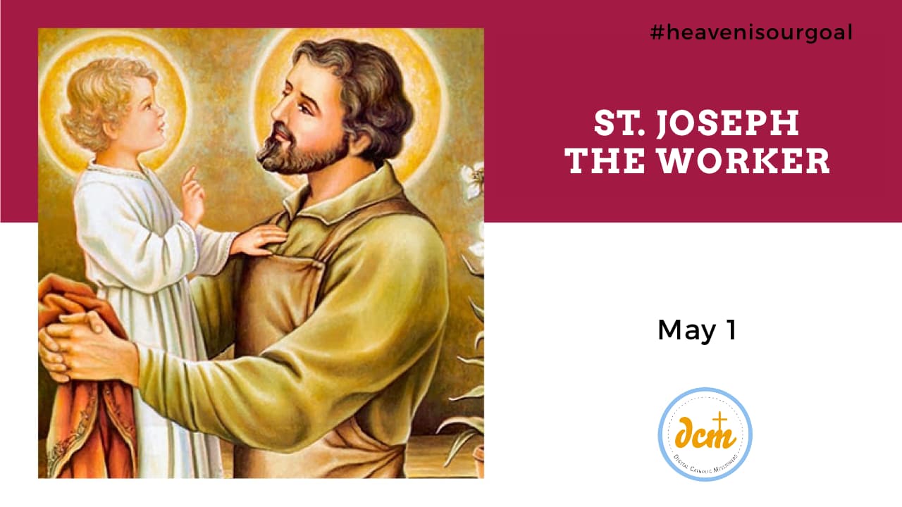 Saint Joseph the worker - Digital Catholic Missionaries (DCM)