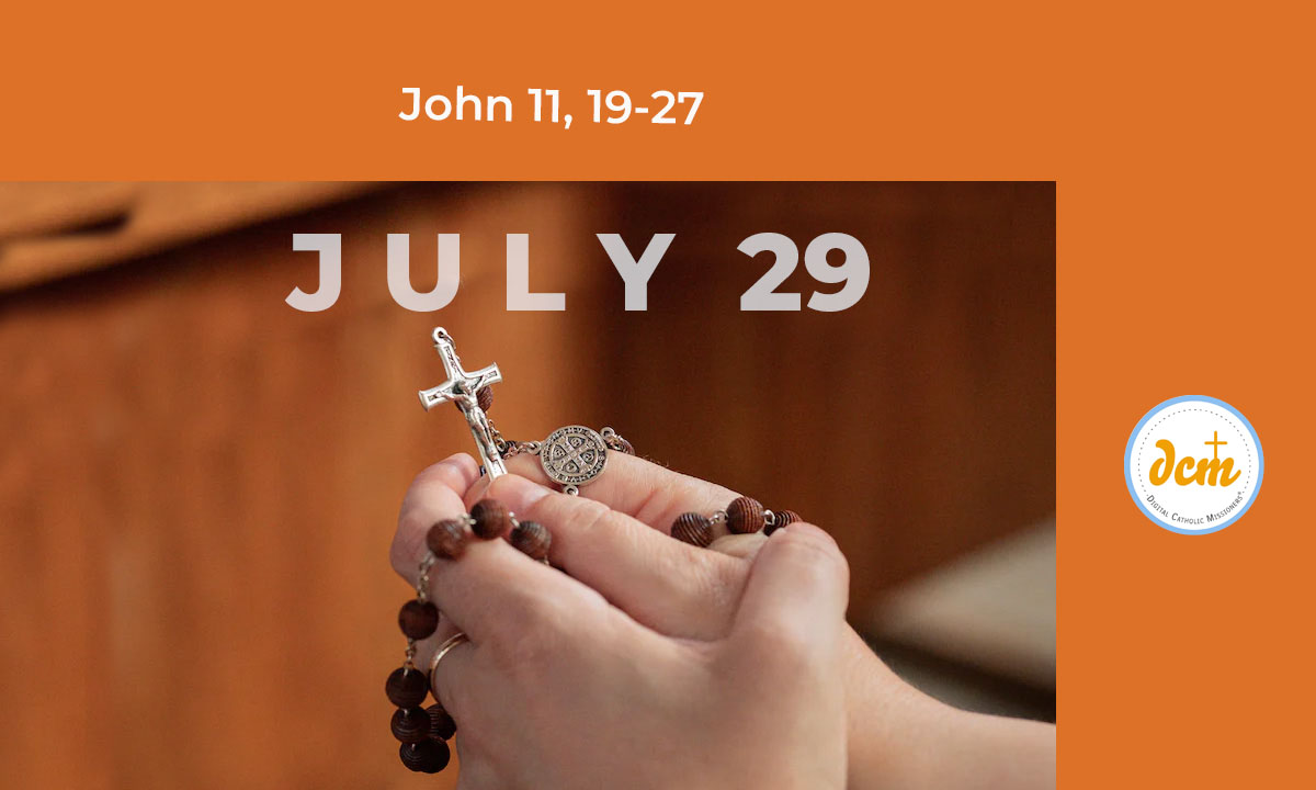John 11 19 27 Digital Catholic Missionaries Dcm
