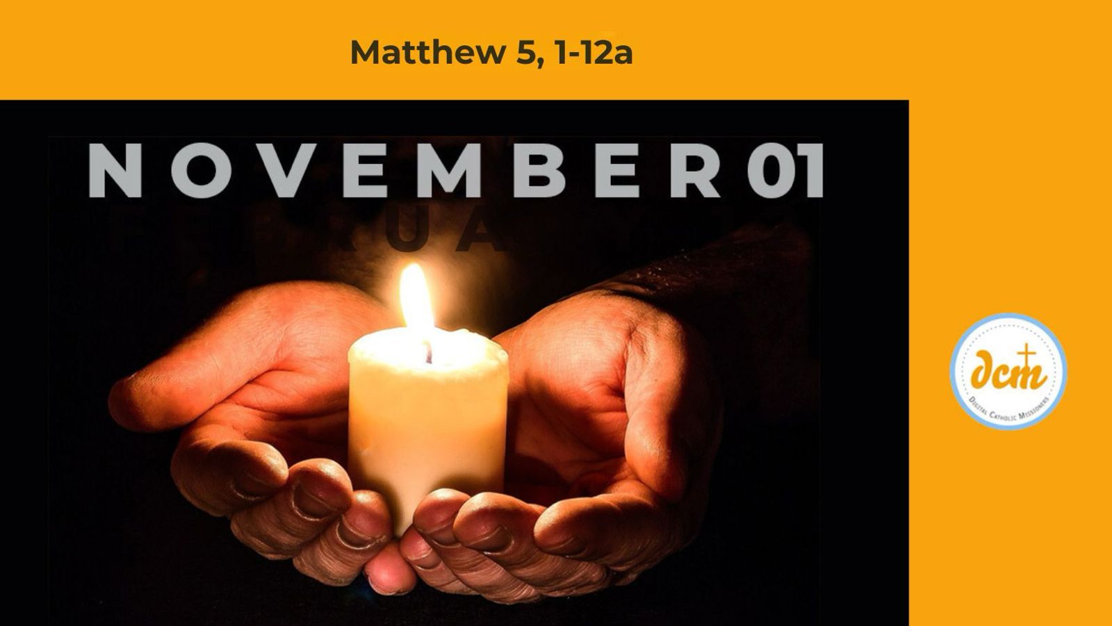 Matthew 5, 1-12a - Digital Catholic Missionaries (DCM)